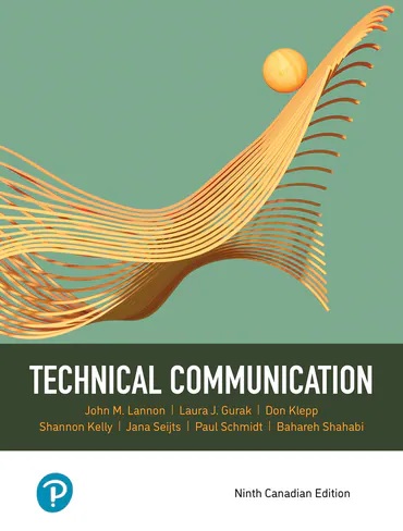 Technical Communication 9th Canadian Lannon TEST BANK